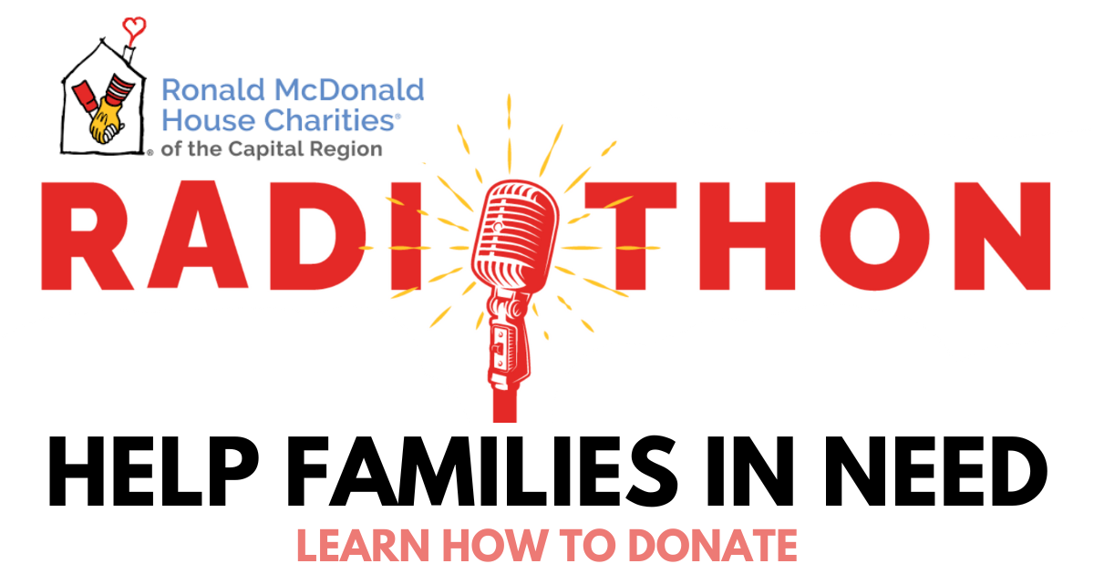 Ronald McDonald House Charities of the Capital Region Radiothon - 100.9 ...