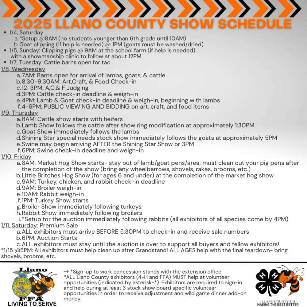 Llano County Stock Show 2025 - Stinger FM