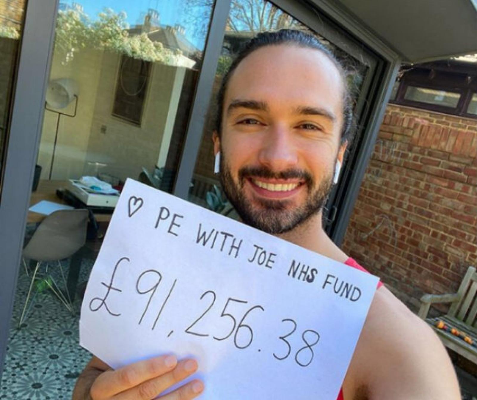 Joe Wicks' PE lessons raises £100k for NHS - Q Radio