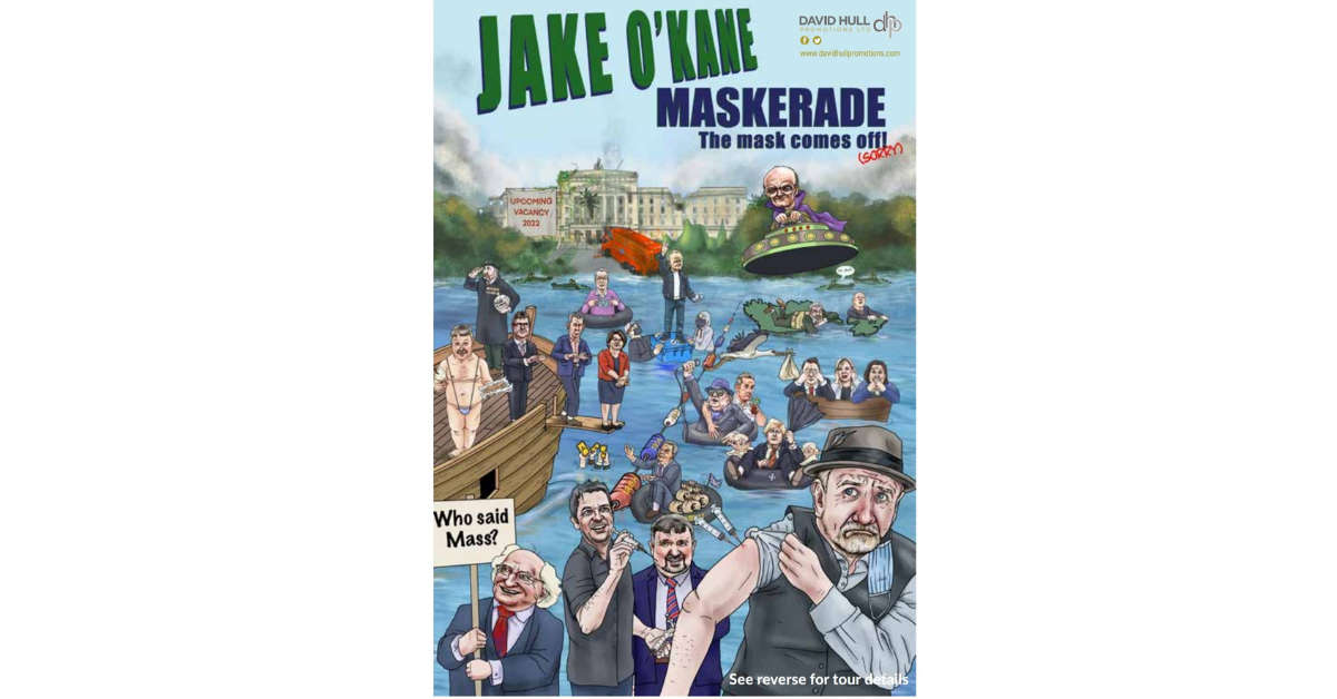 Jake O'Kane brings his brand new show to theatres across Northern ...