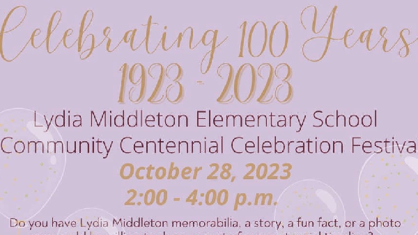 LYDIA MIDDLETON ELEMENTARY SCHOOL TO CELEBRATE 100 YEARS - 95.3 WIKI
