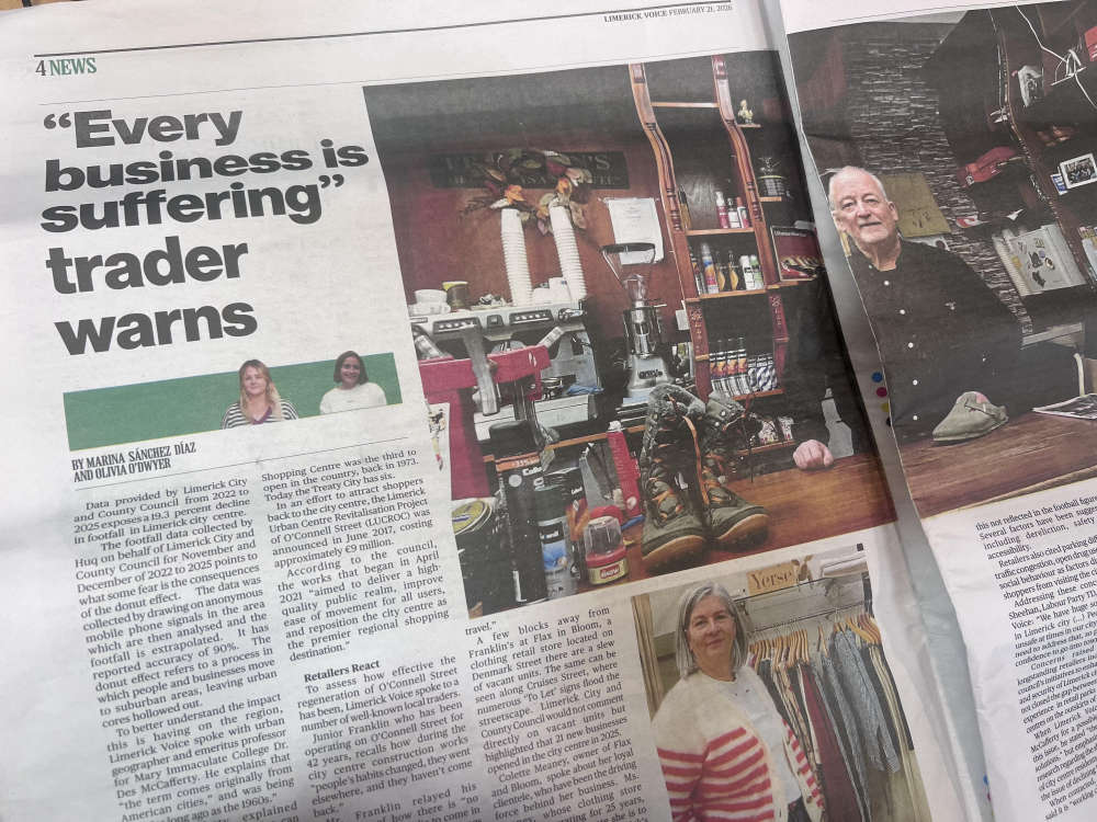 Limerick Voice launch: Journalism students uncover reality of retail in ...