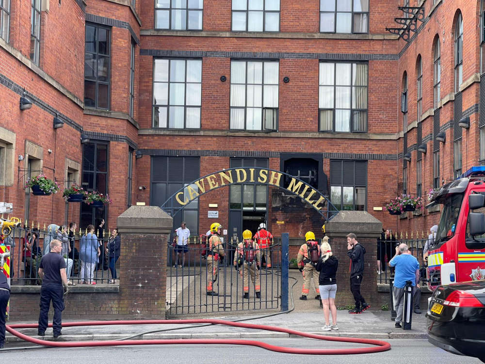 Residents evacuated after fire in Ashton mill - Not Really Here Group ...