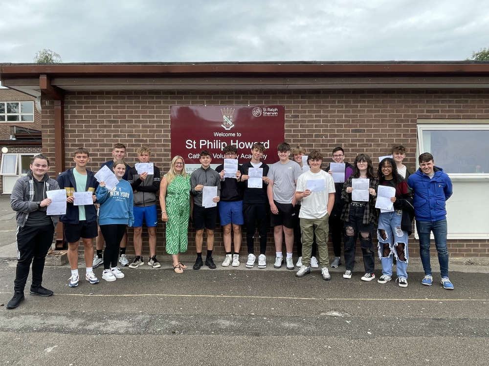 Class of 2022 sprint to finish line with GCSE success at St Philip Howard - Not Really Here ...