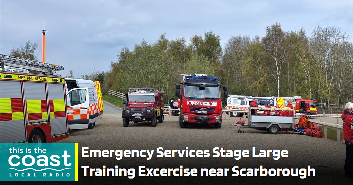 Emergency Services Stage Large Training Excercise near Scarborough ...