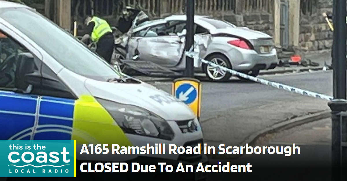 A165 Ramshill Road in Scarborough CLOSED Due To Accident - This is the ...