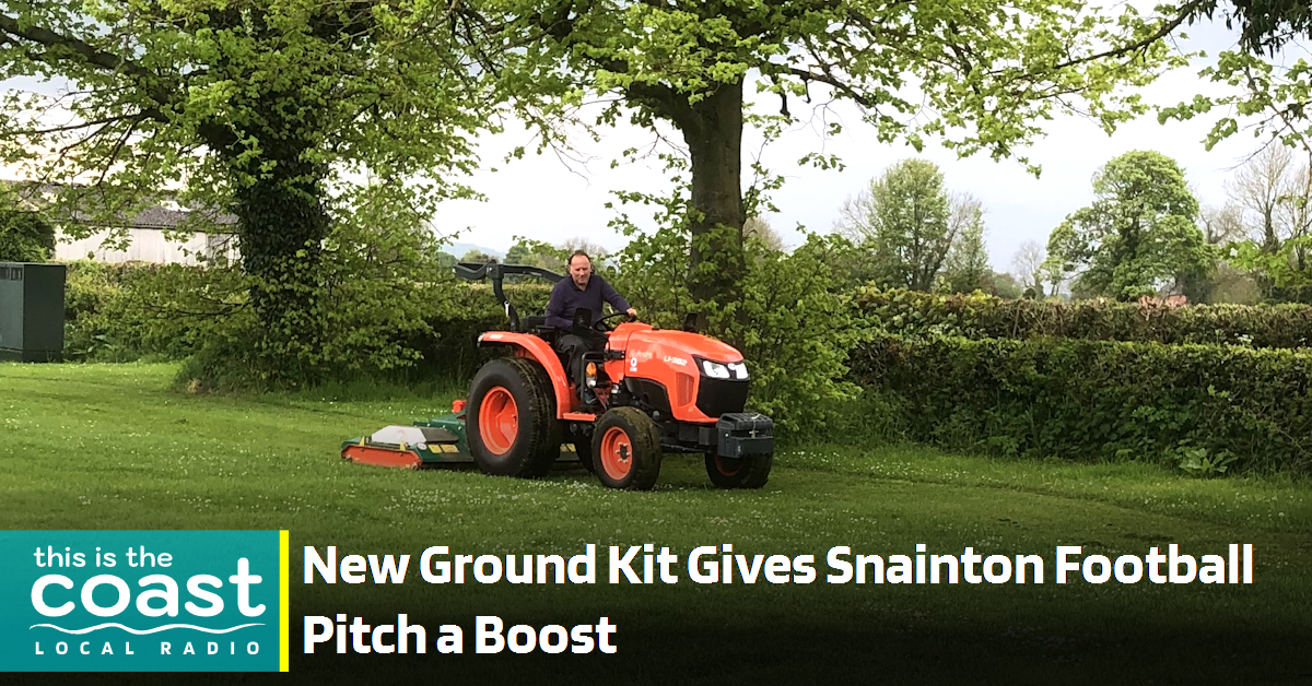 New Ground Kit Gives Snainton Football Pitch a Boost - This is the Coast