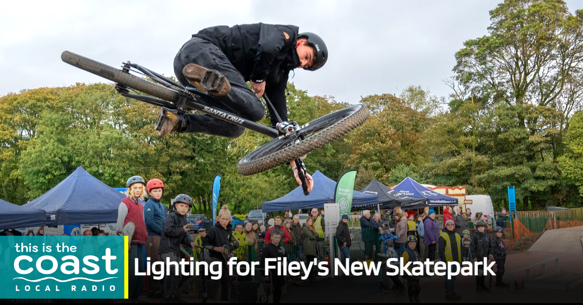 Lighting for Filey's New Skatepark - This is the Coast