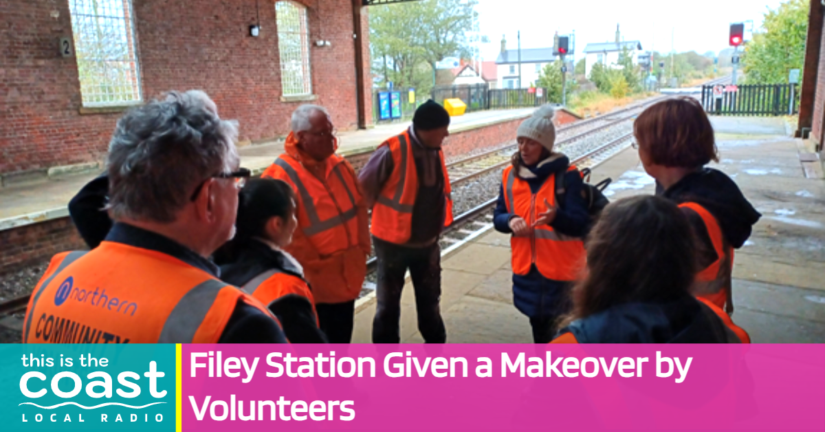 Filey Station Given a Makeover by Volunteers - This is the Coast