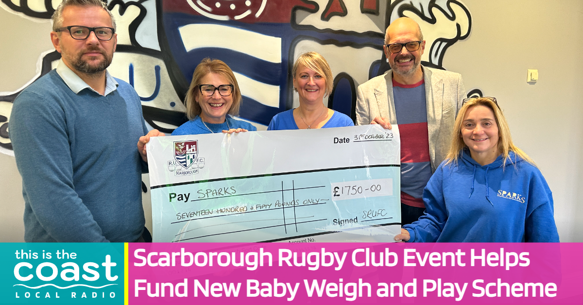 Scarborough Rugby Club Event Helps Fund New Baby Weigh and Play Scheme ...