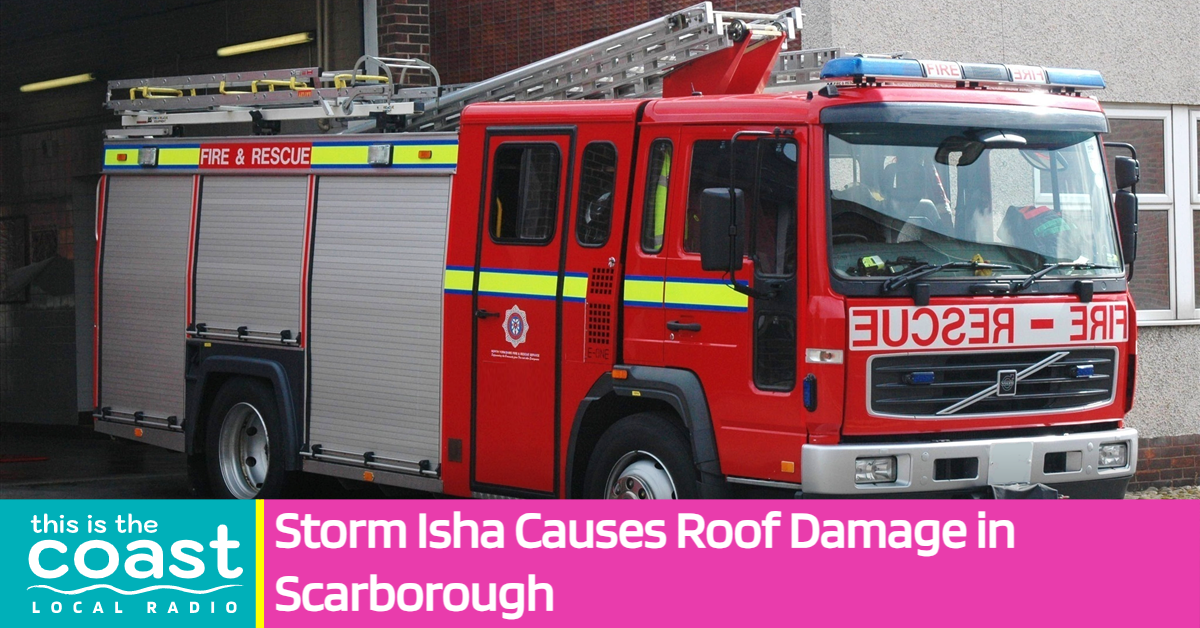 Storm Isha Causes Roof Damage in Scarborough - This is the Coast