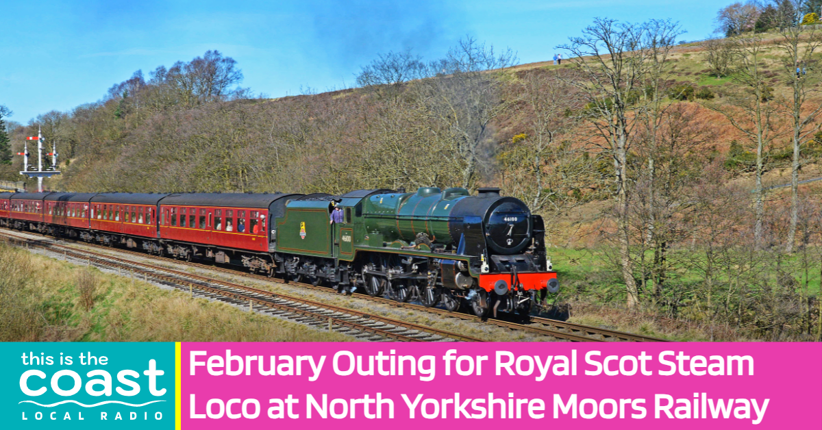 February Outing for Royal Scot Steam Loco at North Yorkshire Moors ...
