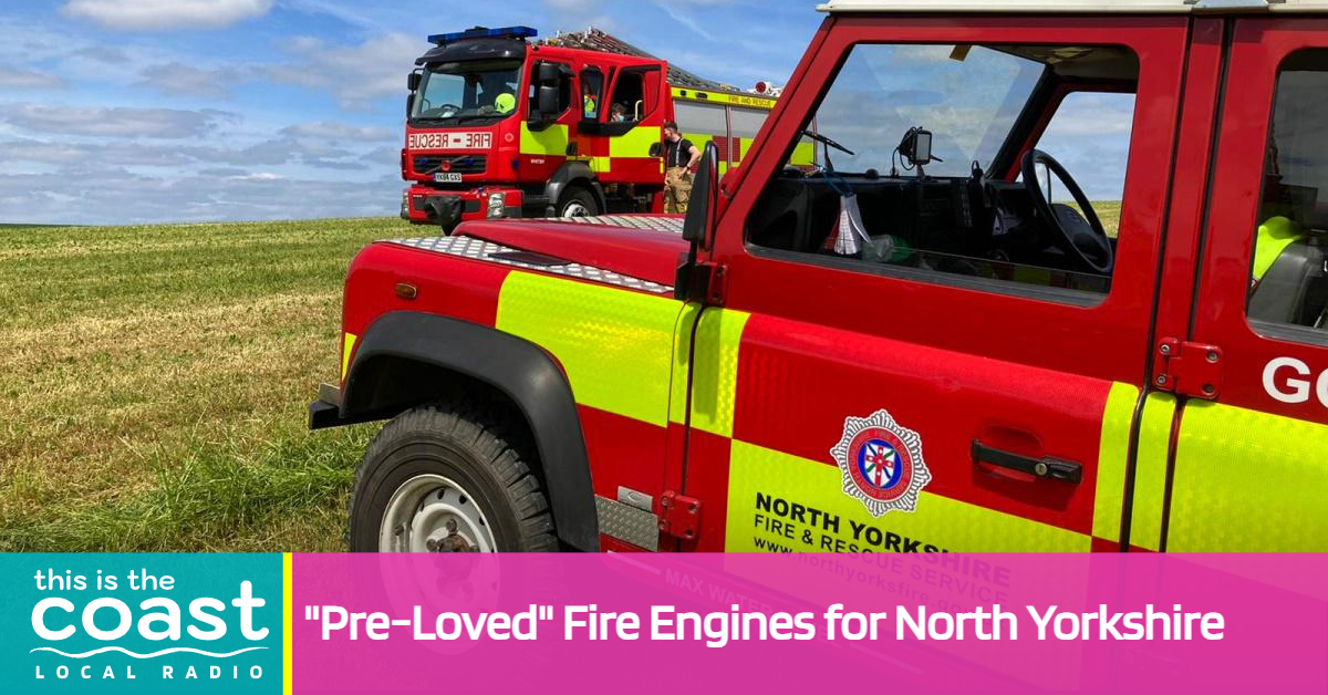 "Pre-Loved" Fire Engines for North Yorkshire - This is the Coast