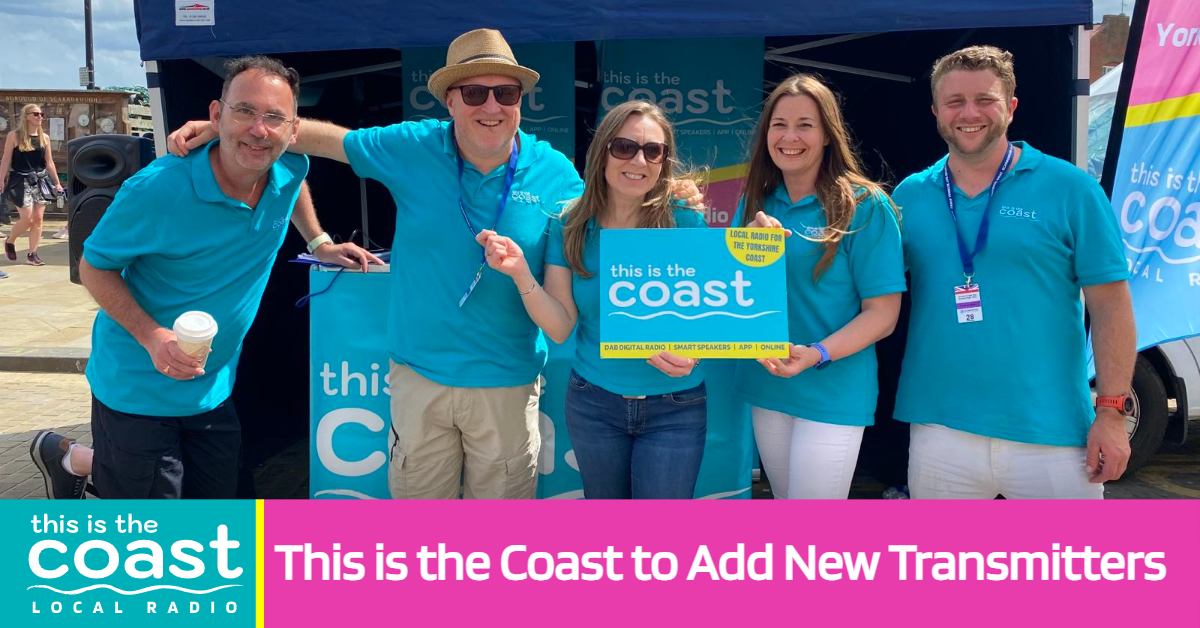 This is the Coast to Add New Transmitters - This is the Coast