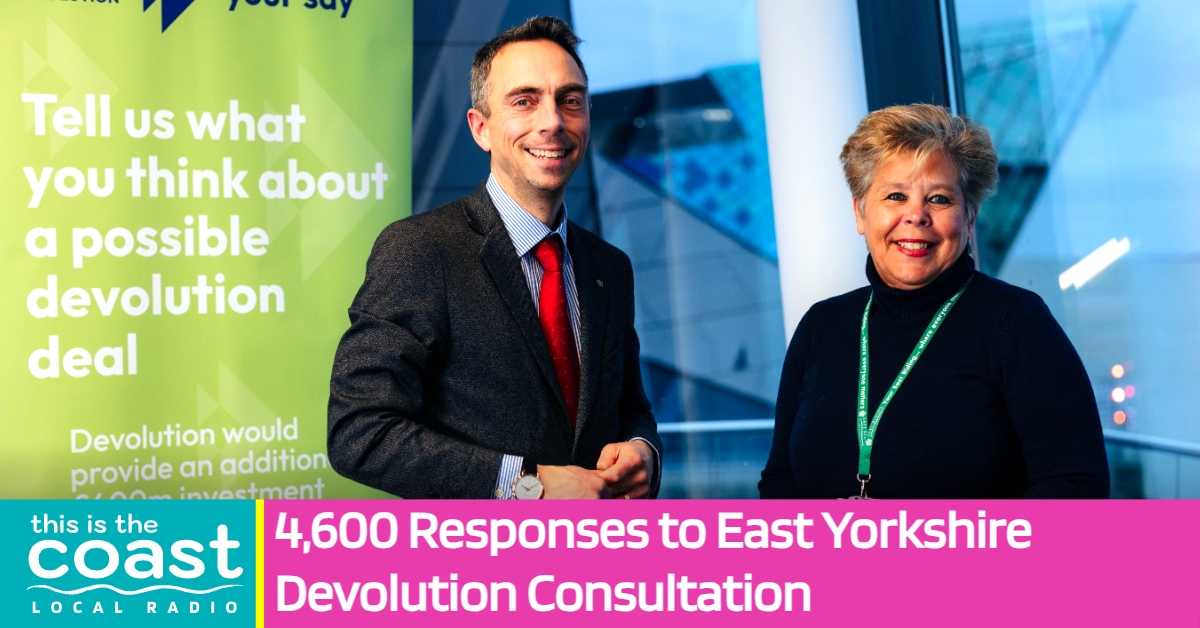 4,600 Responses to East Yorkshire Devolution Consultation - This is the Coast