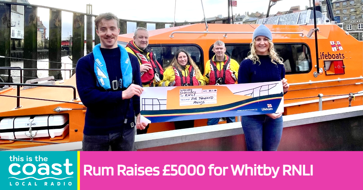 Rum Raises £5000 for Whitby RNLI - This is the Coast