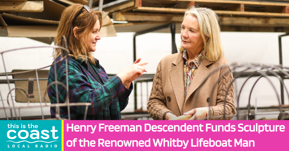 Henry Freeman Descendent Funds Sculpture of the Renowned Whitby Lifeboat Man - This is the Coast