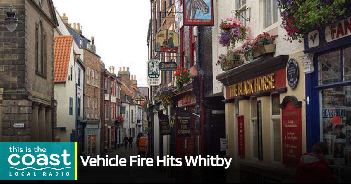 Vehicle Fire in Whitby - This is the Coast
