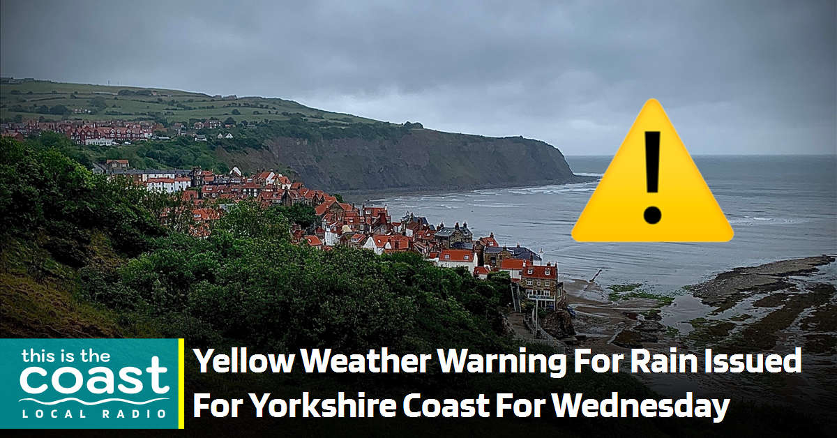 Rain Weather Warning Issued For The Yorkshire Coast - This is the Coast