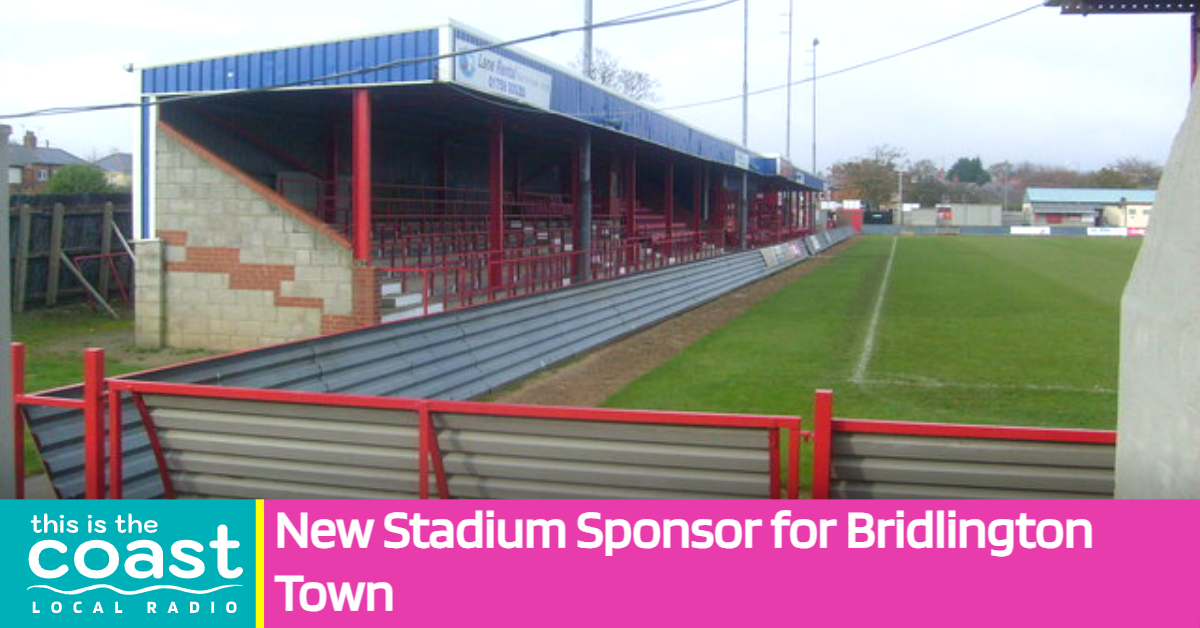 New Stadium Sponsor for Bridlington Town - This is the Coast