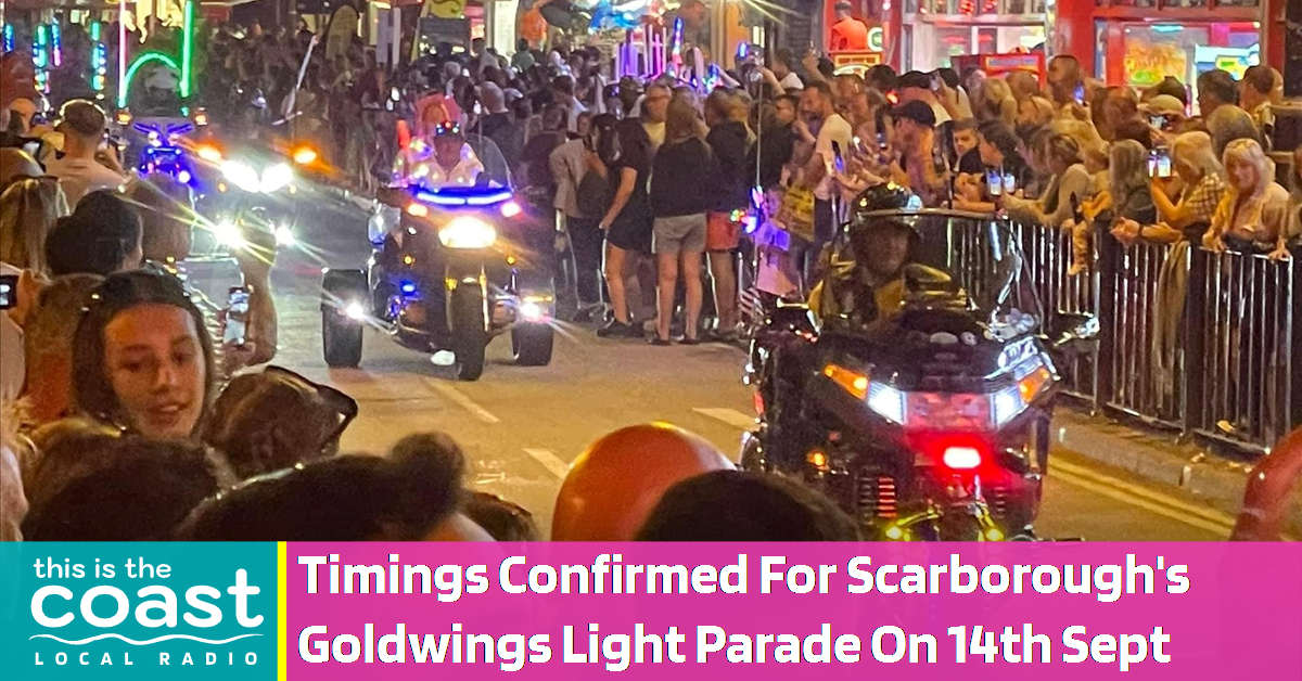 Timings Revealed For Scarborough's Goldwings Light Parade & Firework ...