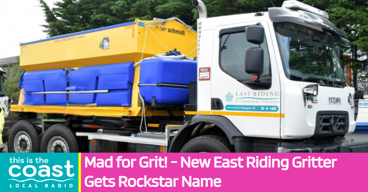 Mad for Grit! - New East Riding Gritter Gets Rockstar Name - This is ...