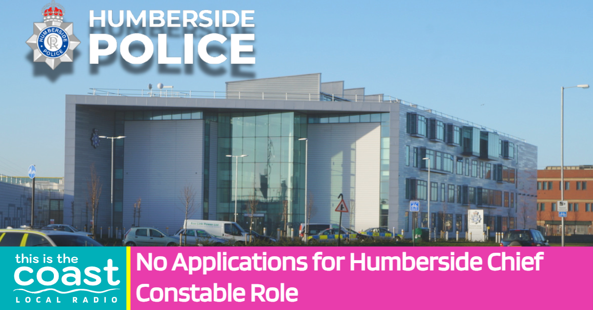 No Applications for Humberside Chief Constable Role - This is the Coast