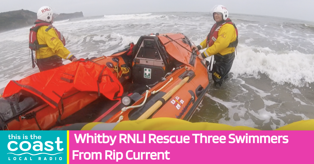 Whitby RNLI Rescue Three Swimmers From Rip Current - This is the Coast