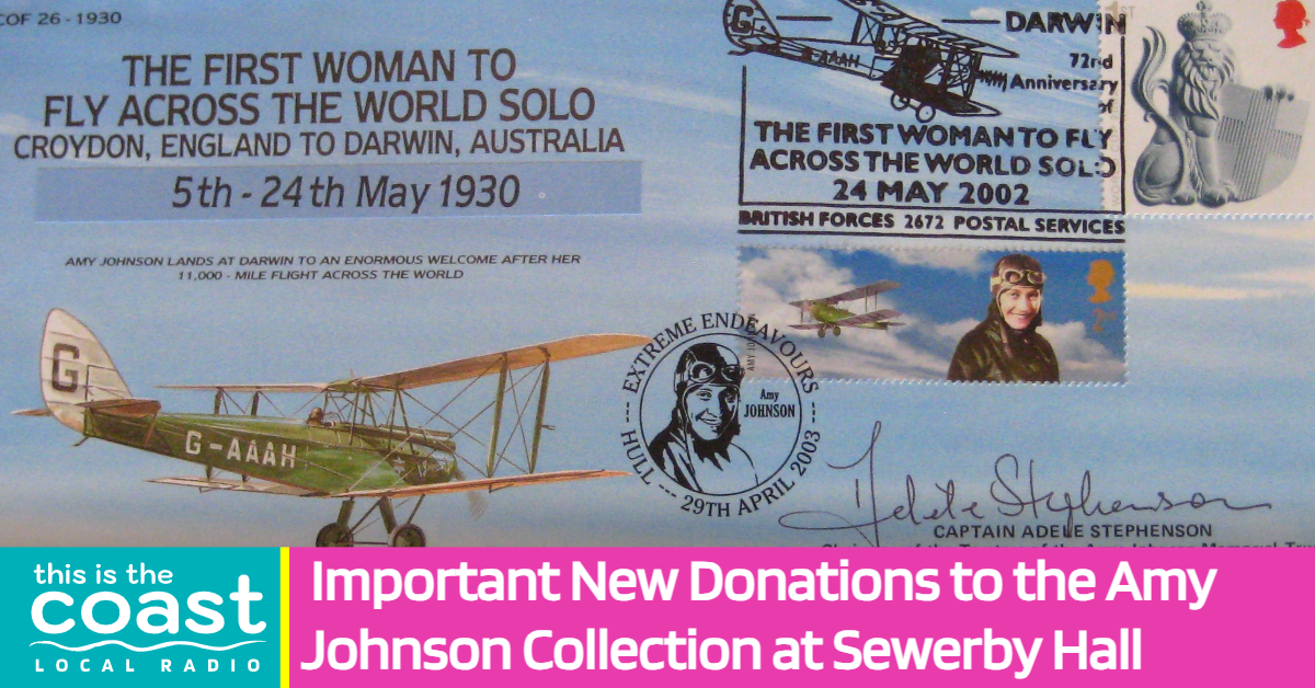 Important New Donations to the Amy Johnson Collection at Sewerby Hall ...