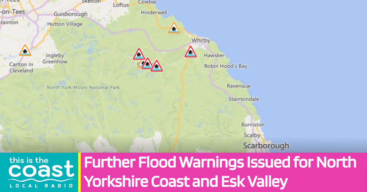 Further Flood Warnings Issued for North Yorkshire Coast and Esk Valley ...