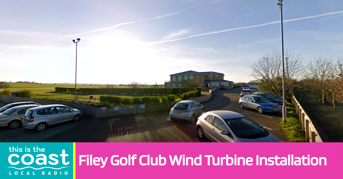 Filey Golf Club Wind Turbine Installation - This is the Coast