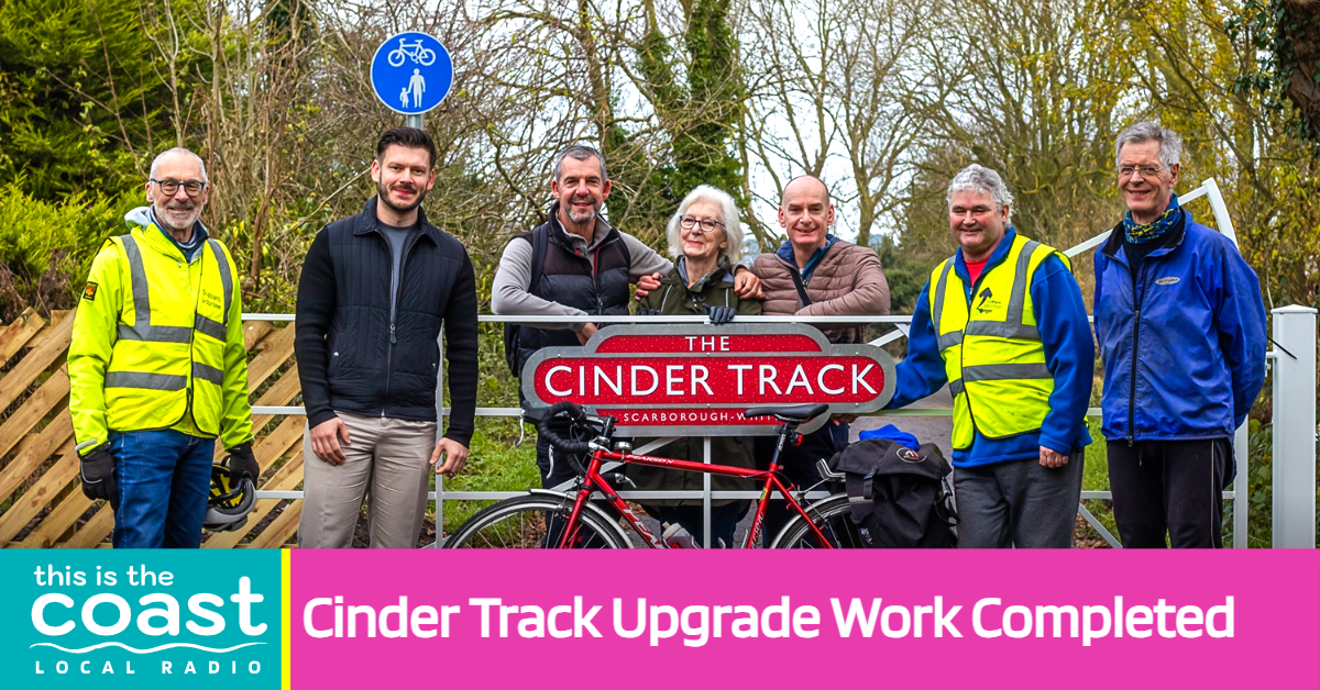 Cinder Track Upgrade Work Completed - This is the Coast