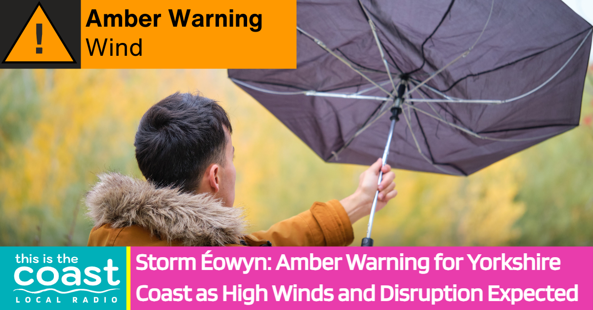 Storm Éowyn: Amber Warning for Yorkshire Coast as High Winds and ...