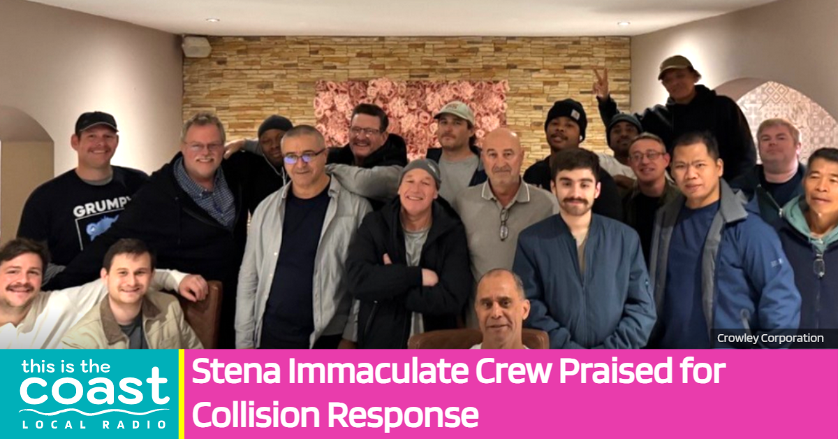 Stena Immaculate Crew Praised for Collision Response - This is the Coast