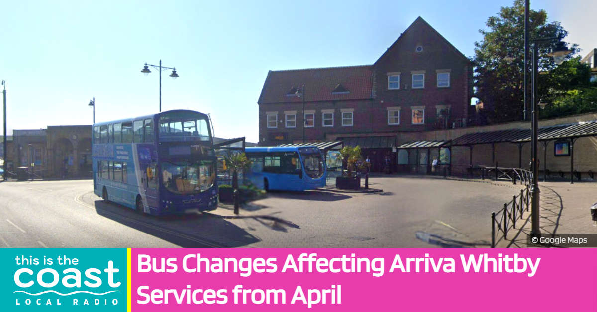 Bus Changes Affecting Arriva Whitby Services from April - This is the Coast