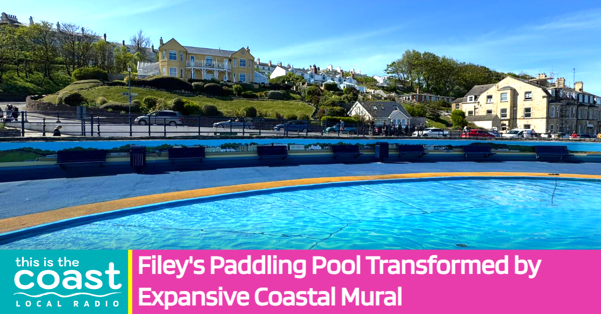 Filey's Paddling Pool Transformed by Expansive Coastal Mural - This is ...