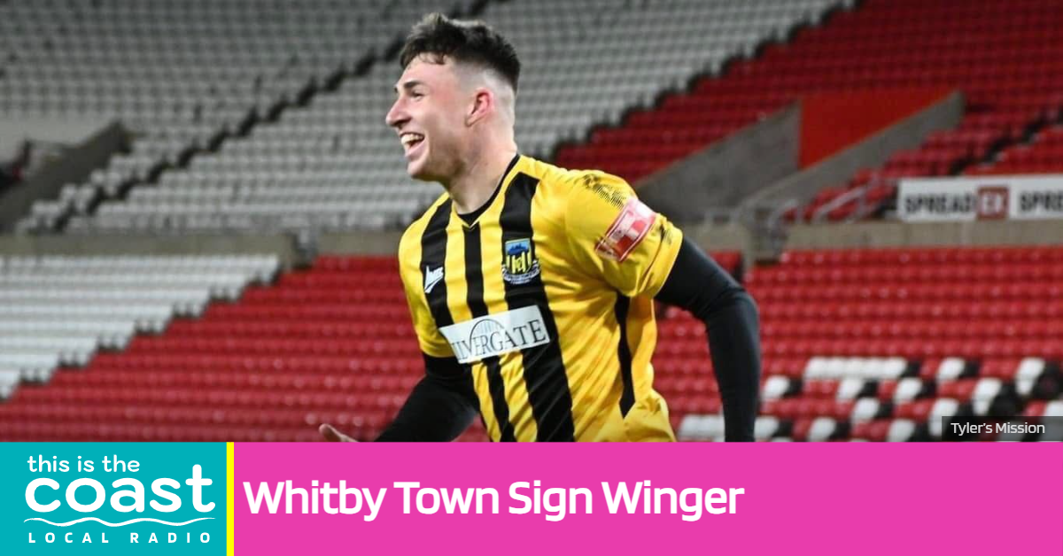 Whitby Town Sign Winger - This is the Coast