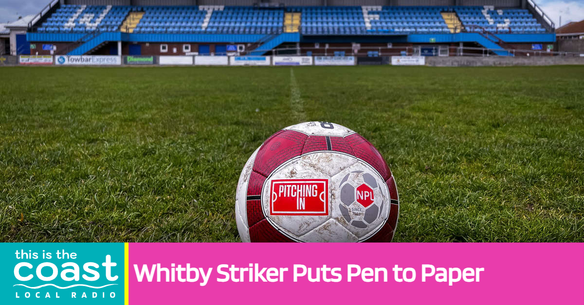Whitby Striker Puts Pen to Paper - This is the Coast