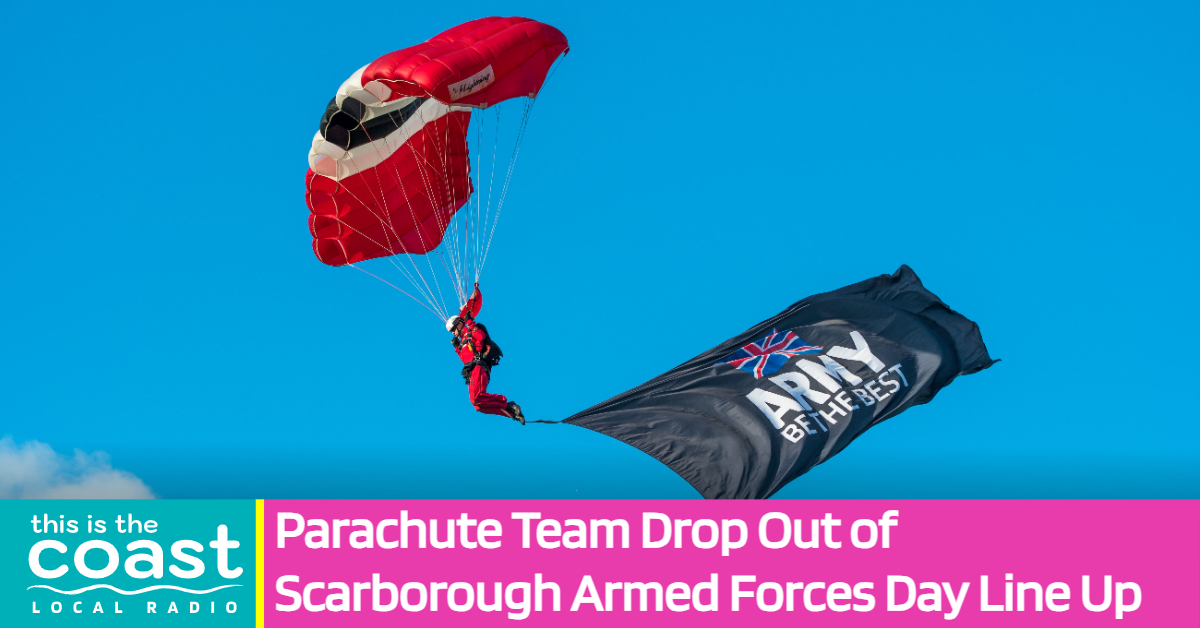 Parachute Team Drop Out of Scarborough Armed Forces Day Line Up - This ...