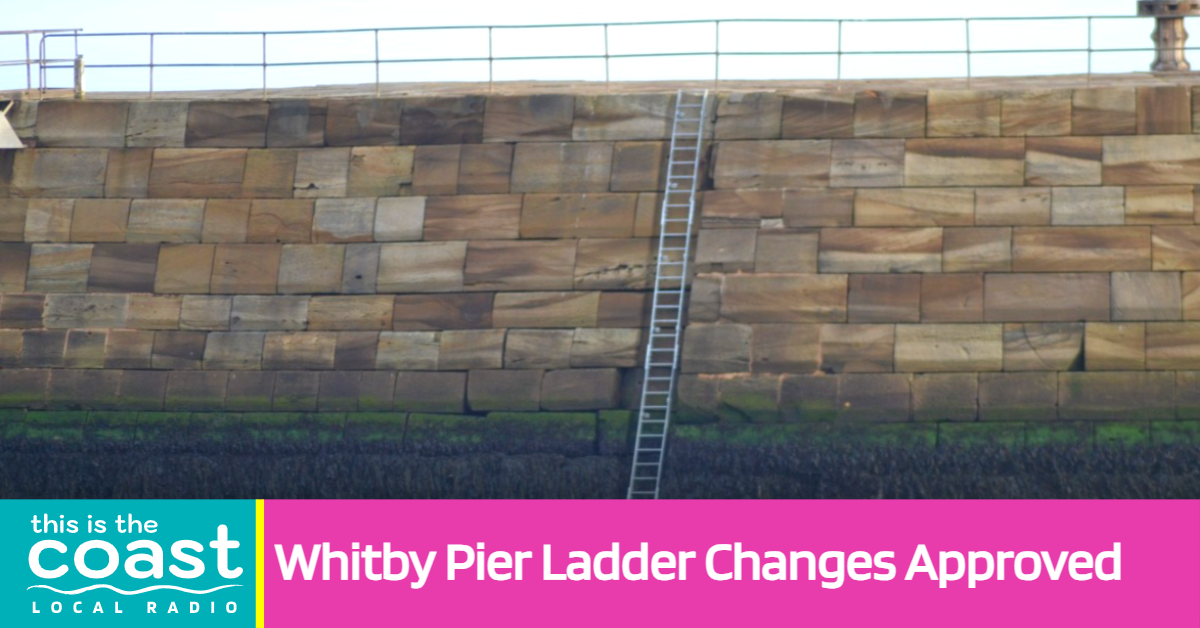 Whitby Pier Ladder Changes Approved - This is the Coast