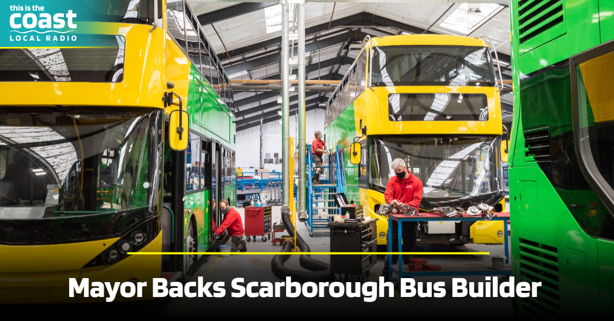 Mayor Backs Scarborough Bus Builder - This is the Coast