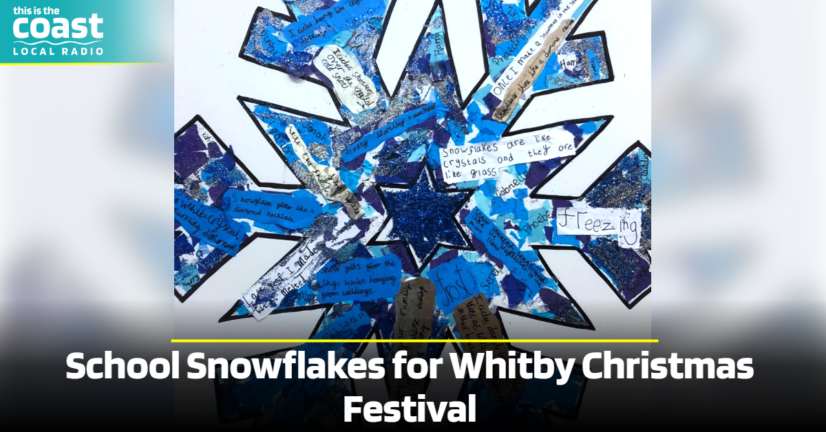 School Snowflakes for Whitby Christmas Festival - This is the Coast