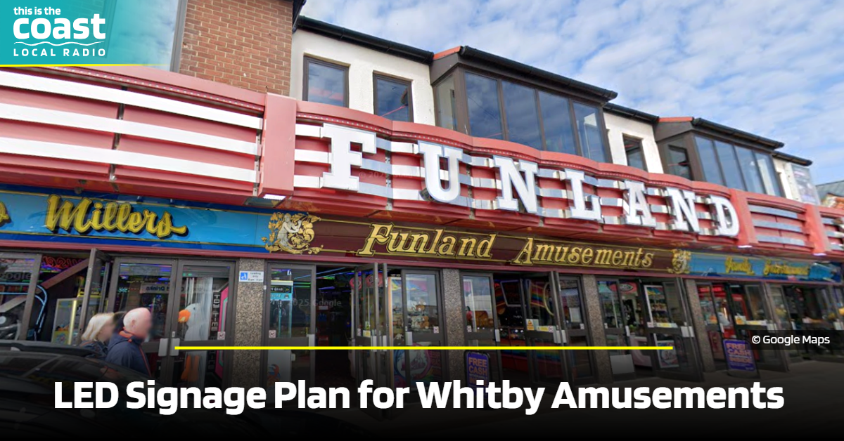 LED Signage Plan for Whitby Amusements - This is the Coast