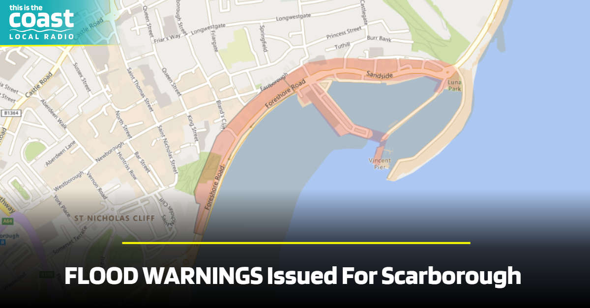 Flood Warnings Issued For Scarborough's Sandside & Foreshore Road ...