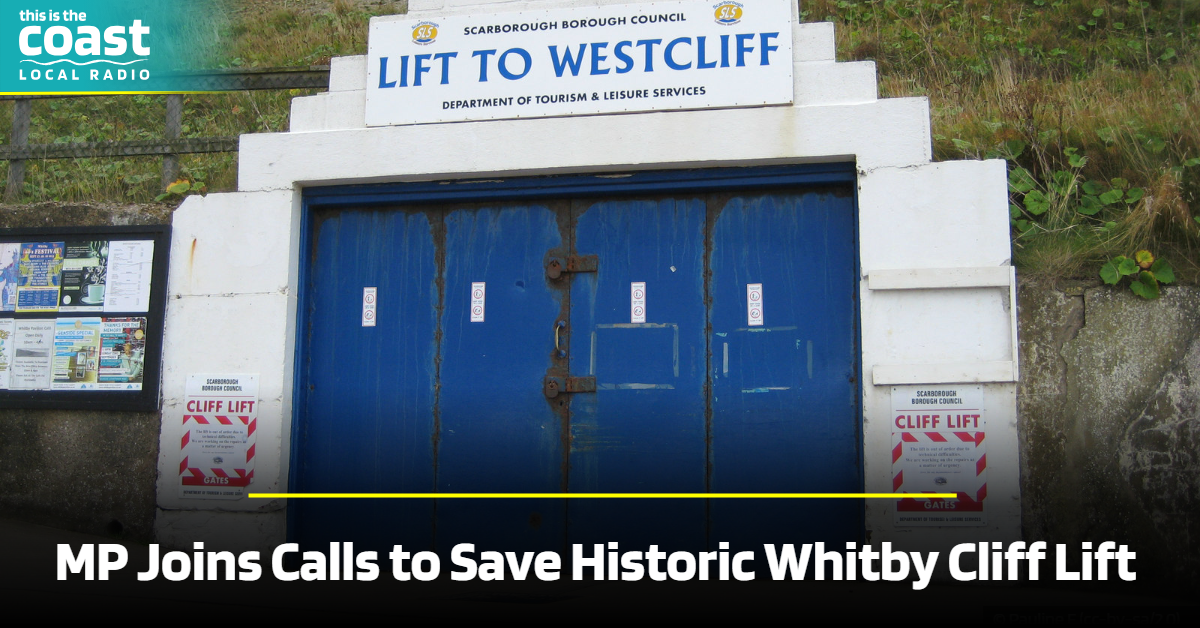 MP Joins Calls to Save Historic Whitby Cliff Lift - This is the Coast