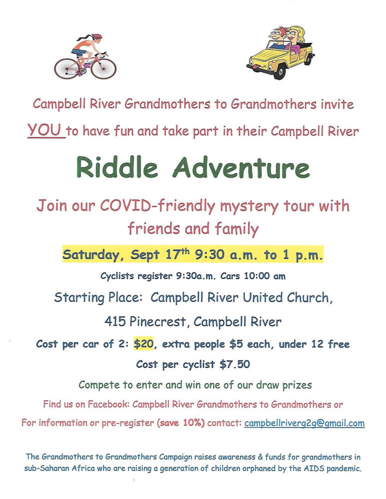 Grandmothers to Grandmothers Campbell River Riddle Adventure - The ...