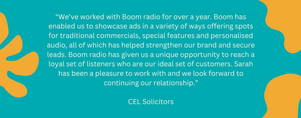 Advertising and partnerships - Boom Radio