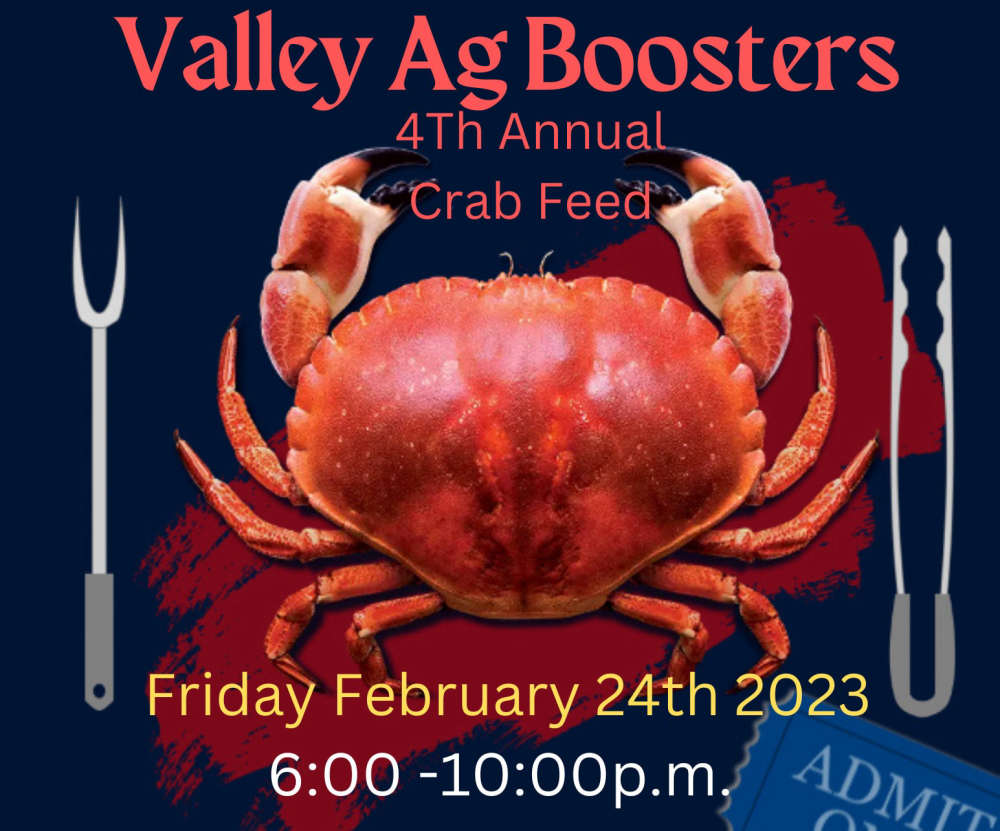Valley Ag Boosters 4th Annual Crab Feed - My 97.5 FM