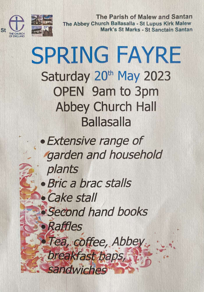 The Malew and Santon - Spring Fayre - Manx Radio