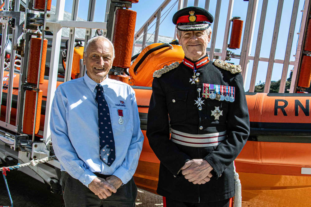 Looe RNLI volunteer receives British Empire Medal - Cornwall's Rewind Radio